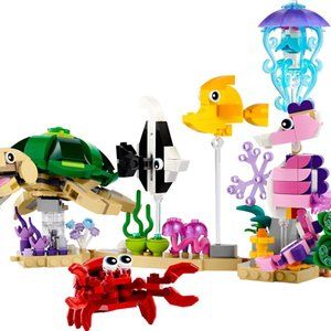 Lego | Toys | New Lego Creator 3158 Sea Animals 3 In 1 Turtle Fish Crab ...